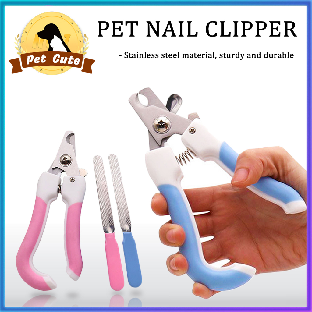 Pet nail Clippers Dog Cat Nail Cutter Pet Grooming Tools With Nail File ...