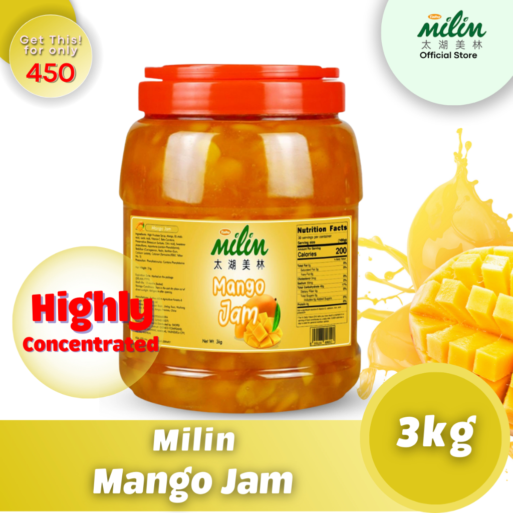 MILIN Fruit Jam 3kg Highly Concentrated | Shopee Philippines