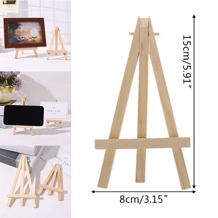 Triangle Display Stand / Plastic Picture Photos Frame Storage Rack ...