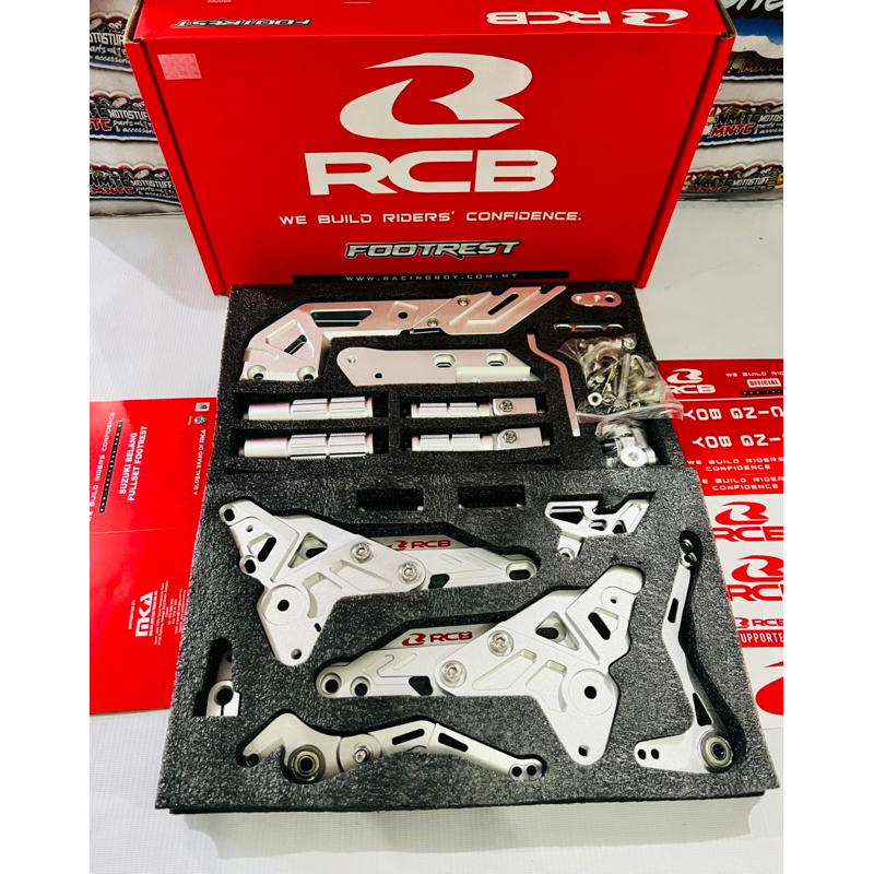 RCB S3 FULL SET SHIFTER RAIDER150 FI/ RAIDER150 CARB TYPE SILVER RACING ...