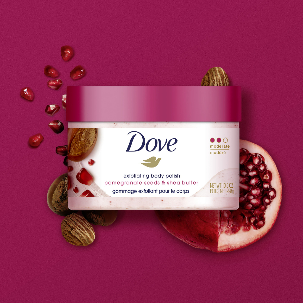 AUTHENTIC Dove Exfoliating Body Polish | Body Scrub 10.5oz | Shopee ...