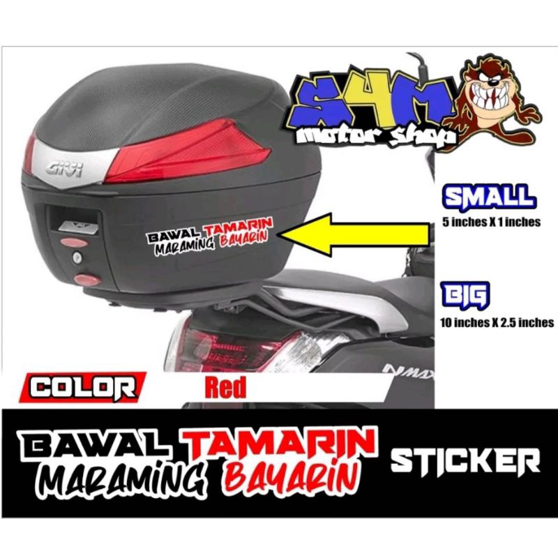 BAWAL TAMARIN MARAMING BAYARIN Sticker | Shopee Philippines