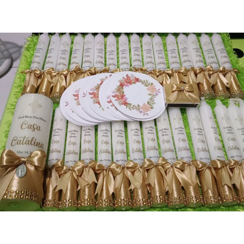house blessing candle set of 24pcs. | Shopee Philippines