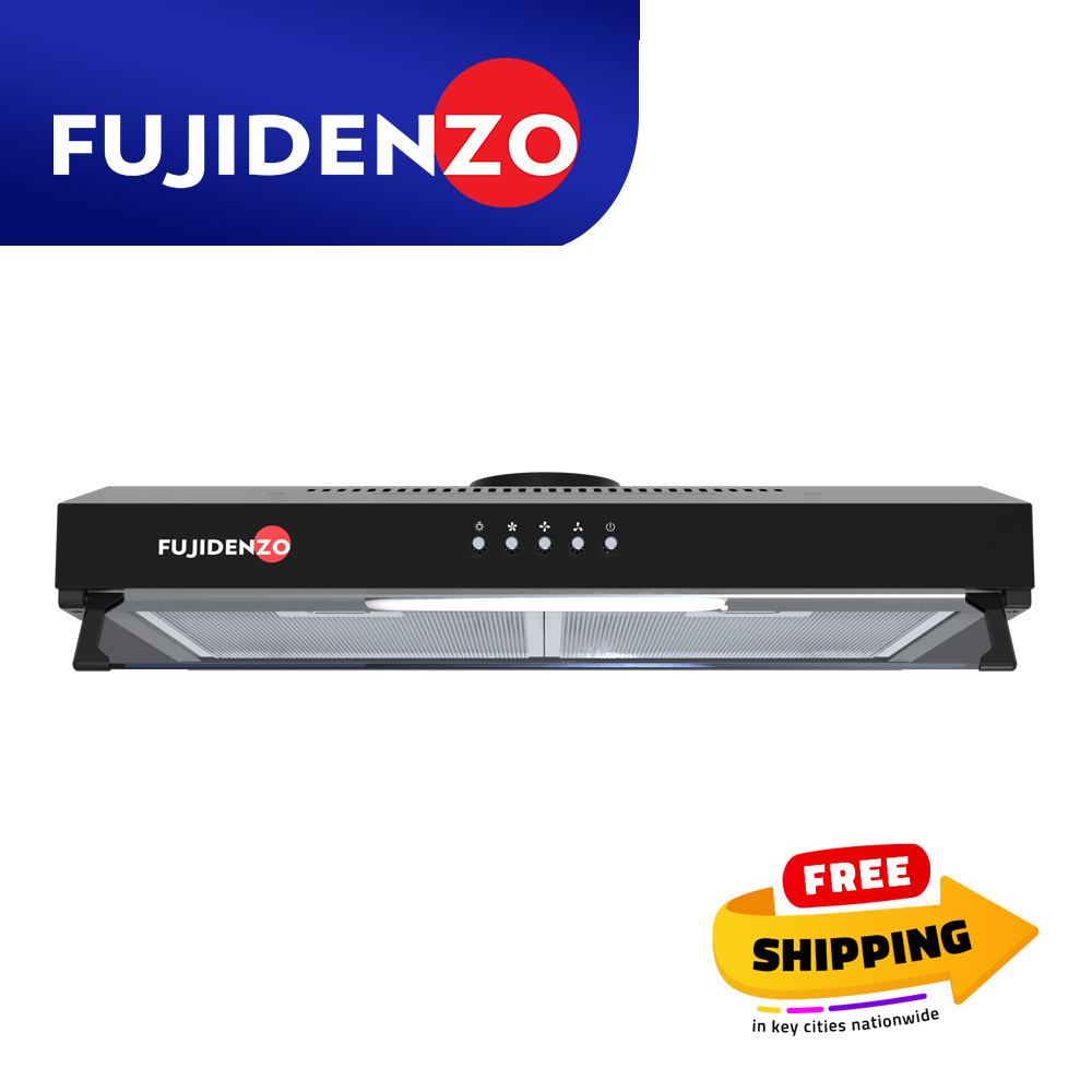 Fujidenzo Single Motor Range Hood RHU-601 MB Matte Black 60cm | Shopee Philippines