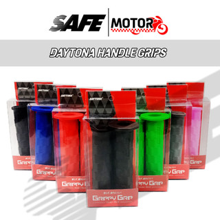 DAYTONA MOTORCYCLE UNIVERSAL HANDLE GRIPS SUPER GRIPS DESIGN BY DAYTONA ...