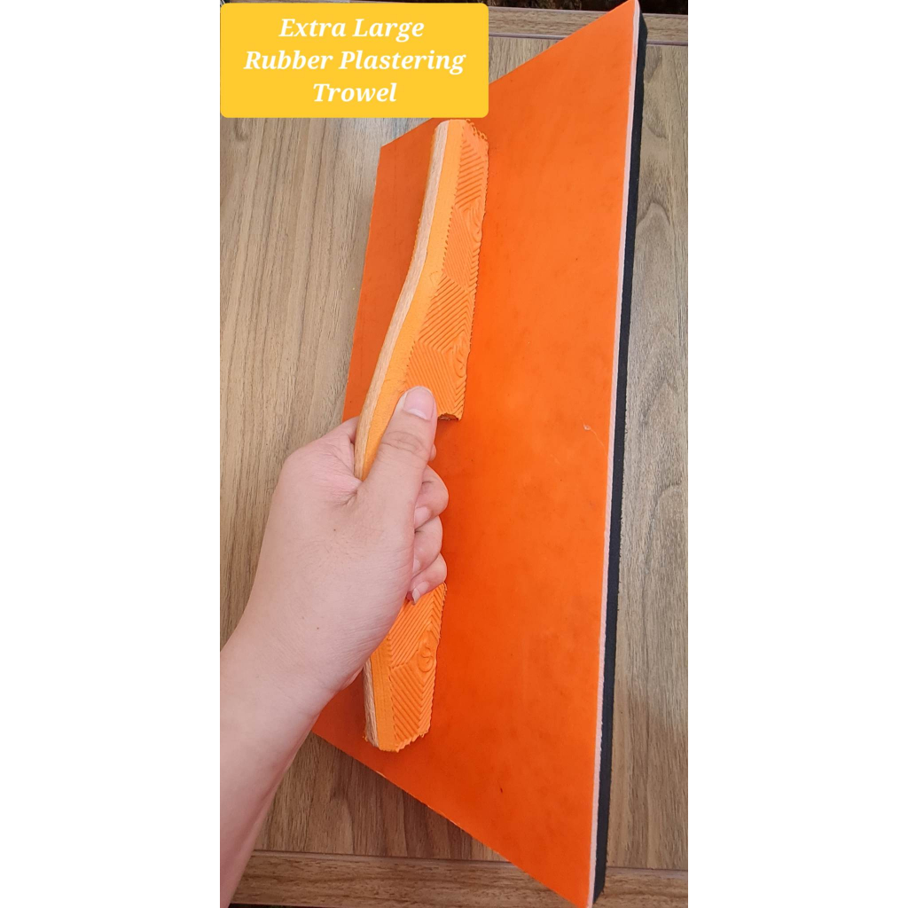 Rubber Plastering Trowel Rodelang Goma Extra Large Rubberized Masonry ...
