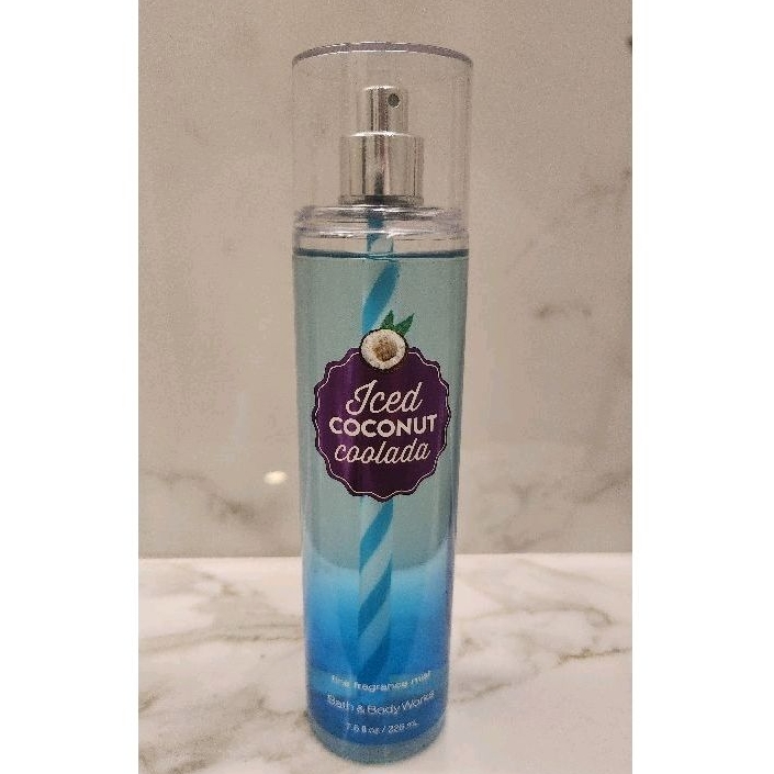 Bath & Body Works | Rare | Iced Coconut Coolada | Fine Fragrance Mist ...