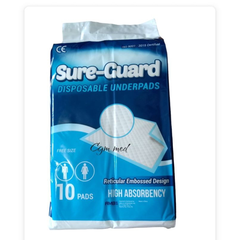 UNDERPADS DISPOSABLE(SURE-GUARD) | Shopee Philippines
