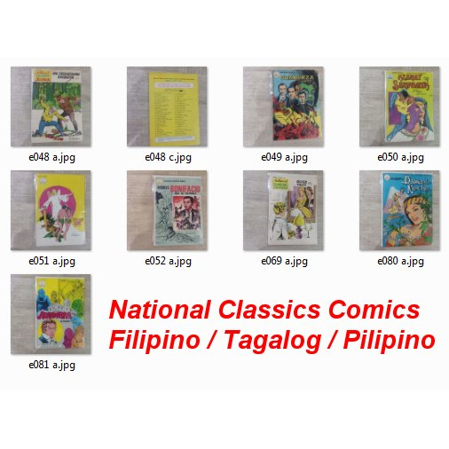 Vintage National Comics Tagalog/ Filipino /Pinoy komics (great ...