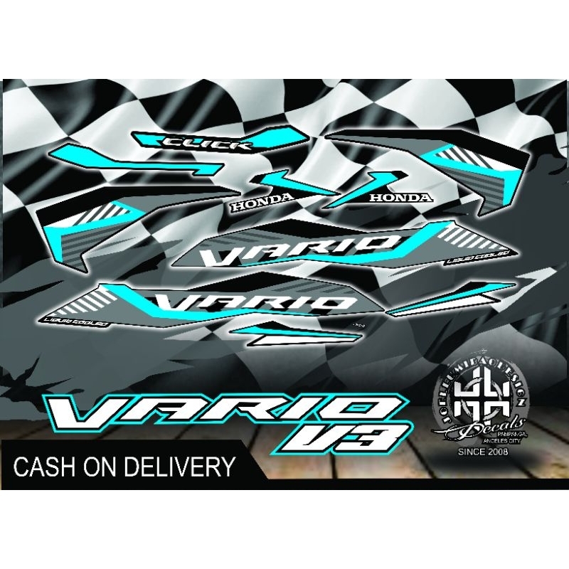 vario click v3 version 3 decal sticker | Shopee Philippines