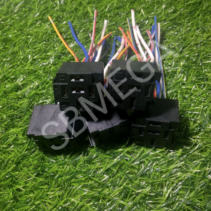 5 pin Bosch Relay Socket Japan Wires Stackable (5pcs) | Shopee Philippines
