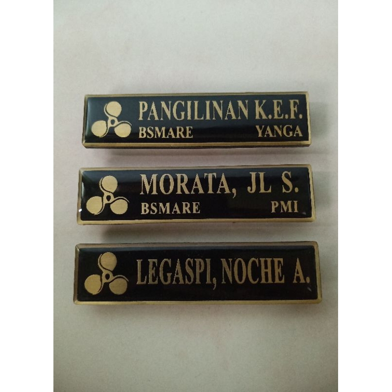 Nameplate for Seaman , PNP , Security Guard | Shopee Philippines