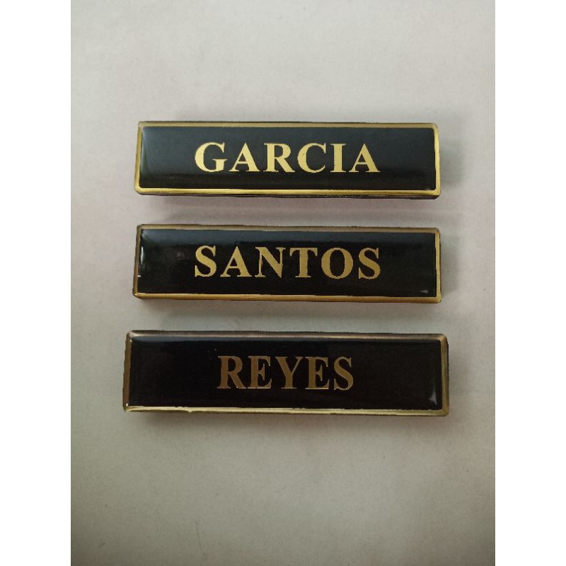 Nameplate for Seaman , PNP , Security Guard | Shopee Philippines