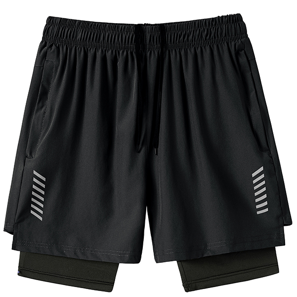 8140# Men's Sports DRI-FIT Taslan Running shorts with cycling and ...