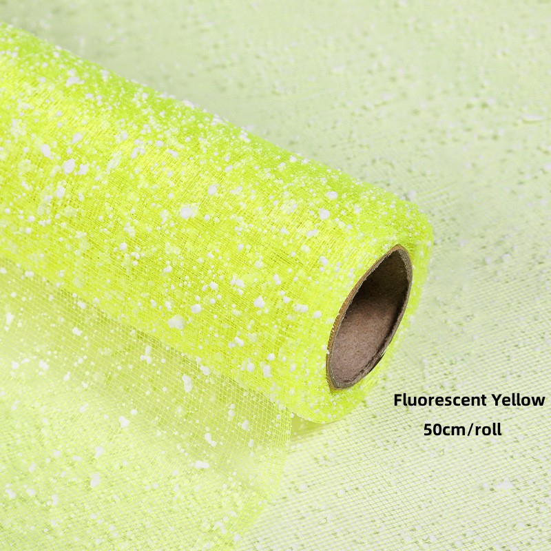 Snow Dot Gauze Bouquet Packaging Material Package Handmade DIY Flower ...