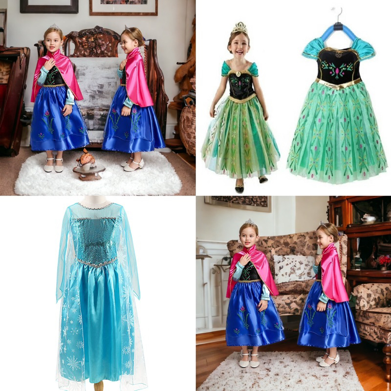 Frozen ana costume for kids 2yrs to 8yrs | Shopee Philippines