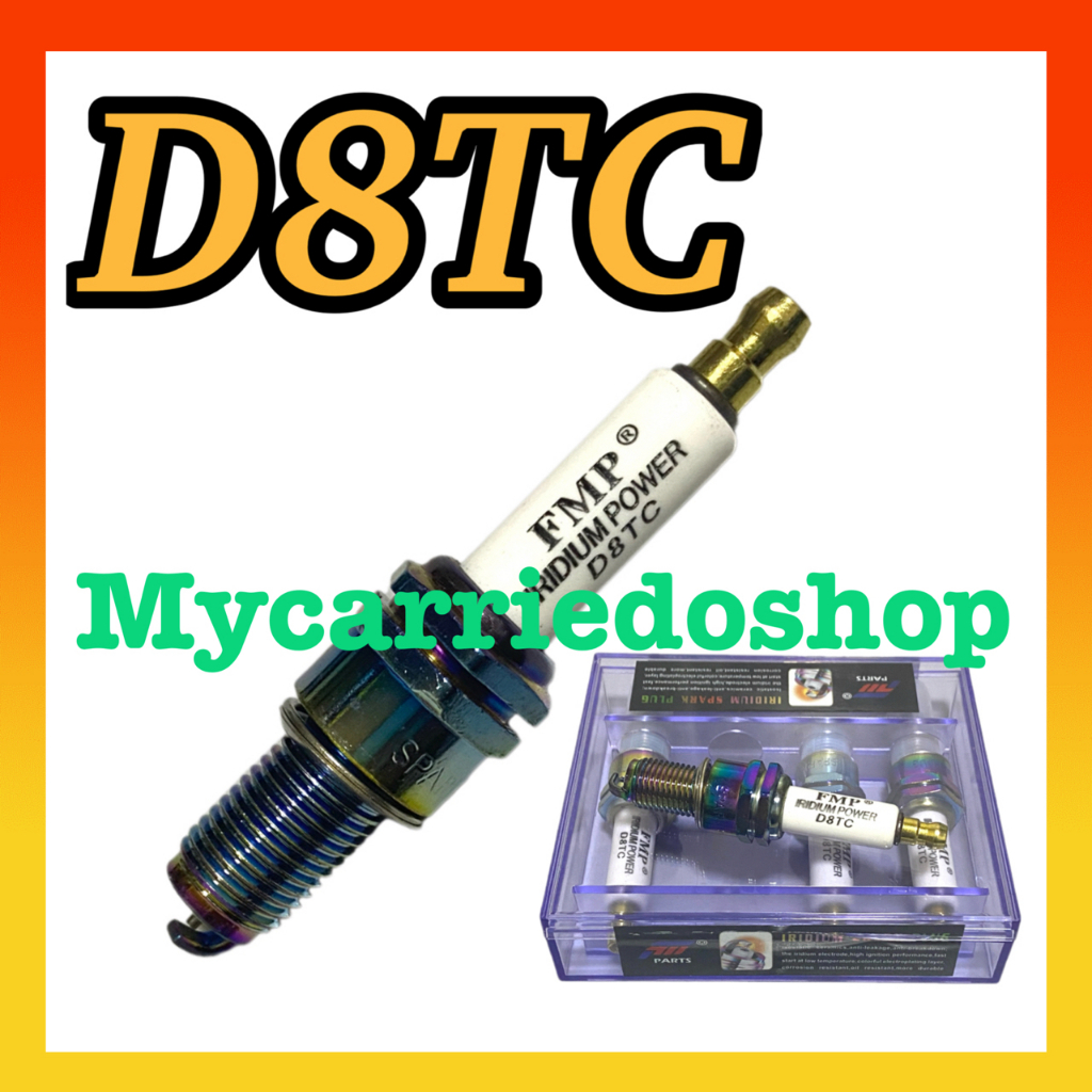 Motorcycle Iridium Spark plug D8TC For TMX / RUSI / SYM / MCX | Shopee ...
