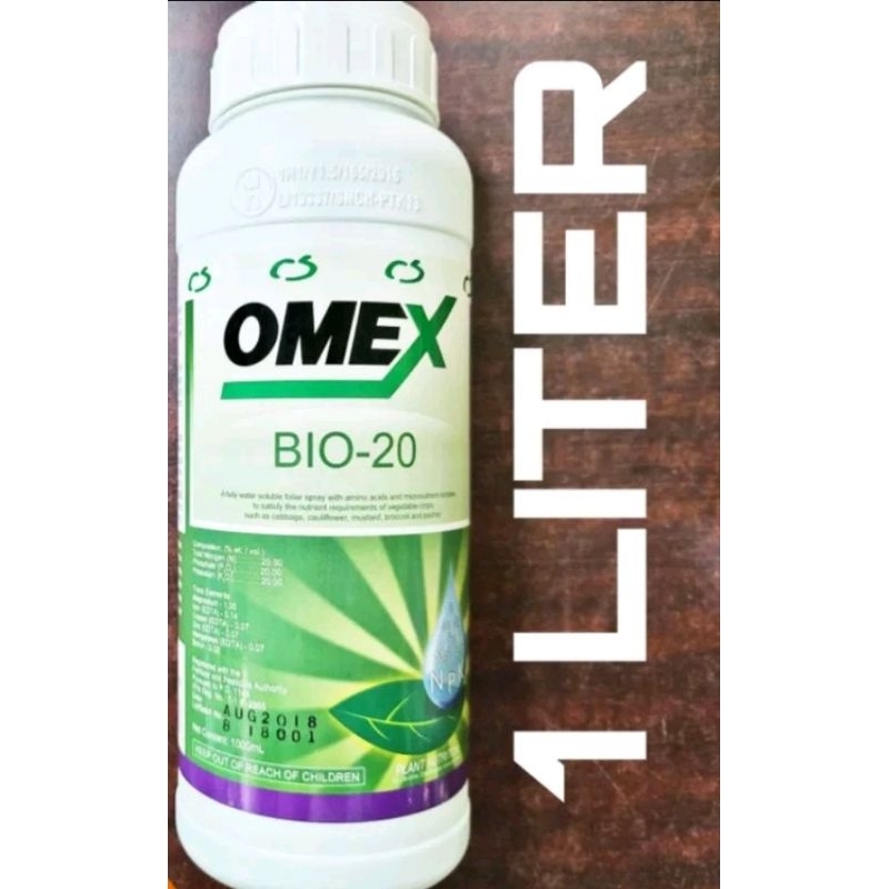 OMEX BIO 20 FOLIAR FERTILIZER (1 LITER) JARDINE DISTRIBUTION INC ...