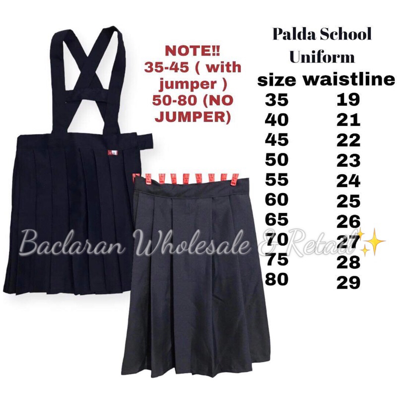 Palda Navy Blue School Uniform | Shopee Philippines