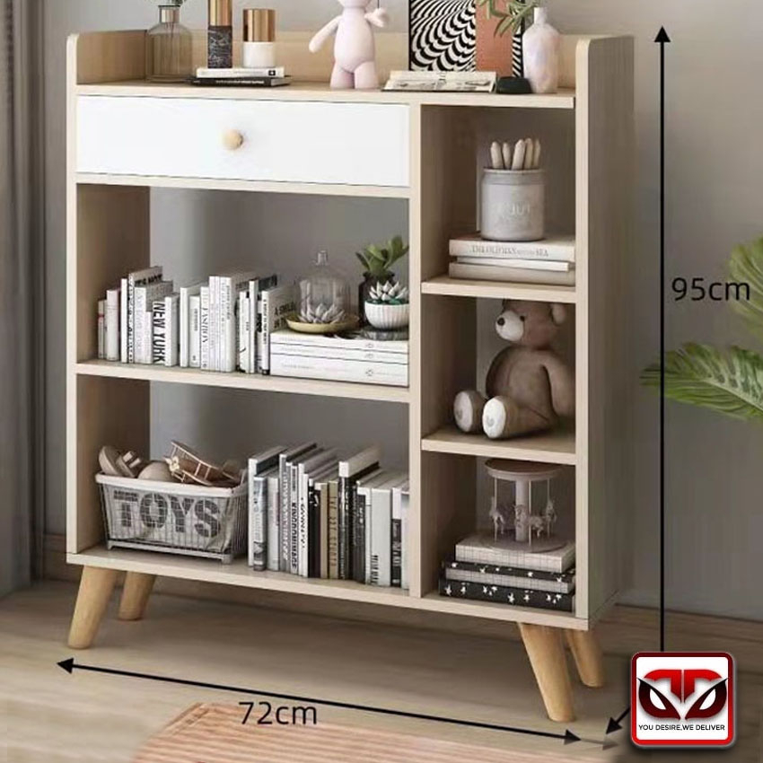 D&D Adjustable Desktop Bookshelf Simple Shelf Combination Student ...