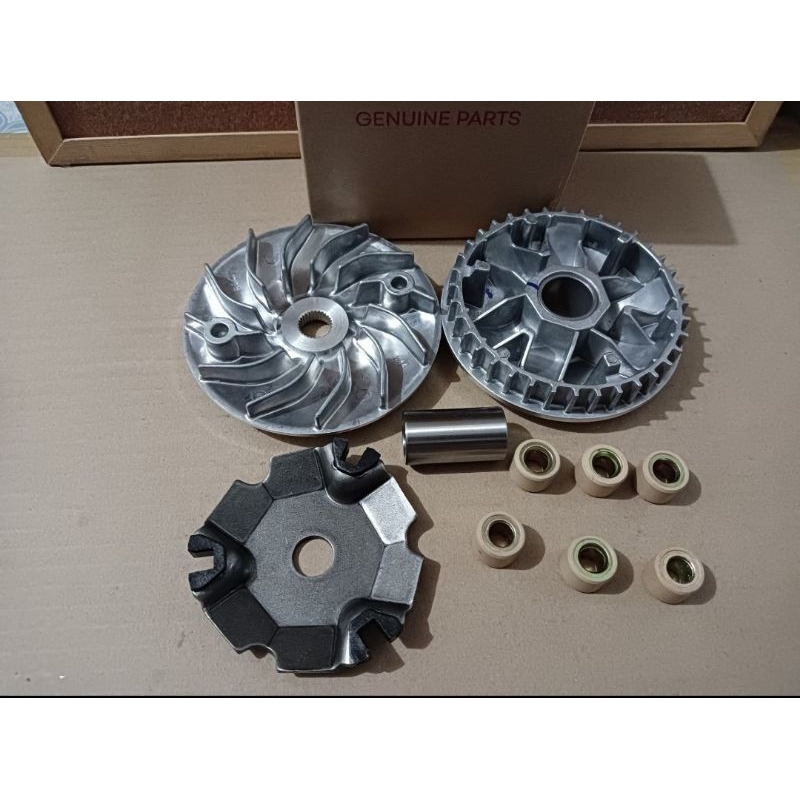 PULLEY SET K44 HONDA BEAT FI/ ZOMMER X | Shopee Philippines