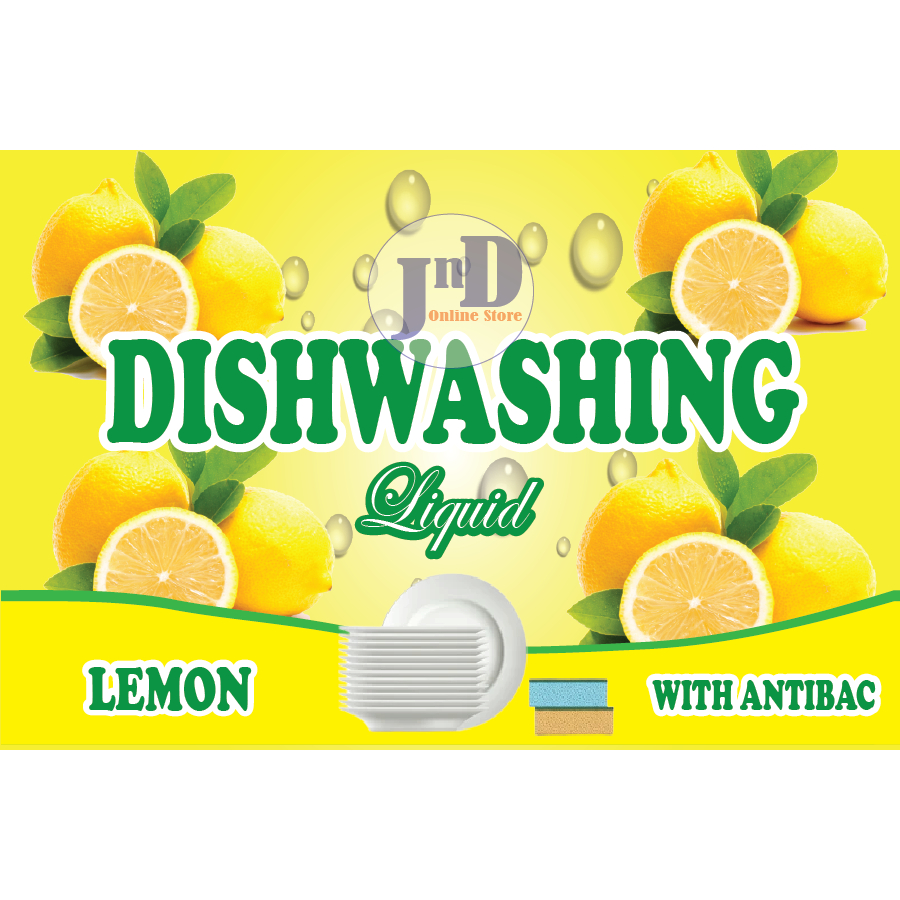 Sticker labels for dishwashing liquid waterproof and fadeproof | Shopee ...