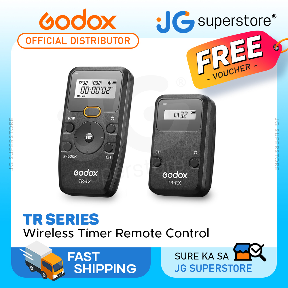 [CLEARANCE] Godox TR Series 2.4GHz Wireless Timer Shutter Remote Control for Camera | Shopee ...