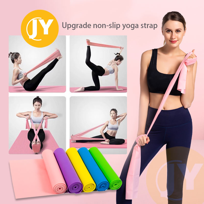 Yoga Pilates Stretch Band Fitness Rubber Elastic Bands Exercise Loop ...