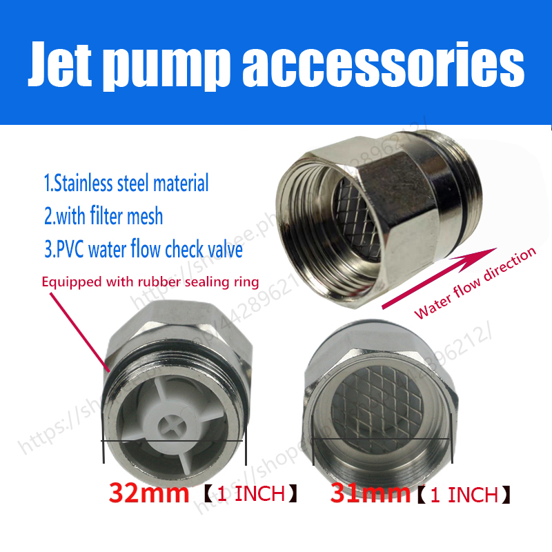 Stainless steel water pump pipeline water flow check valve 1 inch jet ...