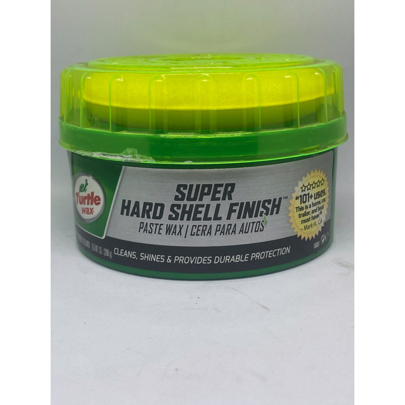 Turtle Wax Super Hard Shell Finish Paste Wax (9.5oz/ 296g and 14oz ...