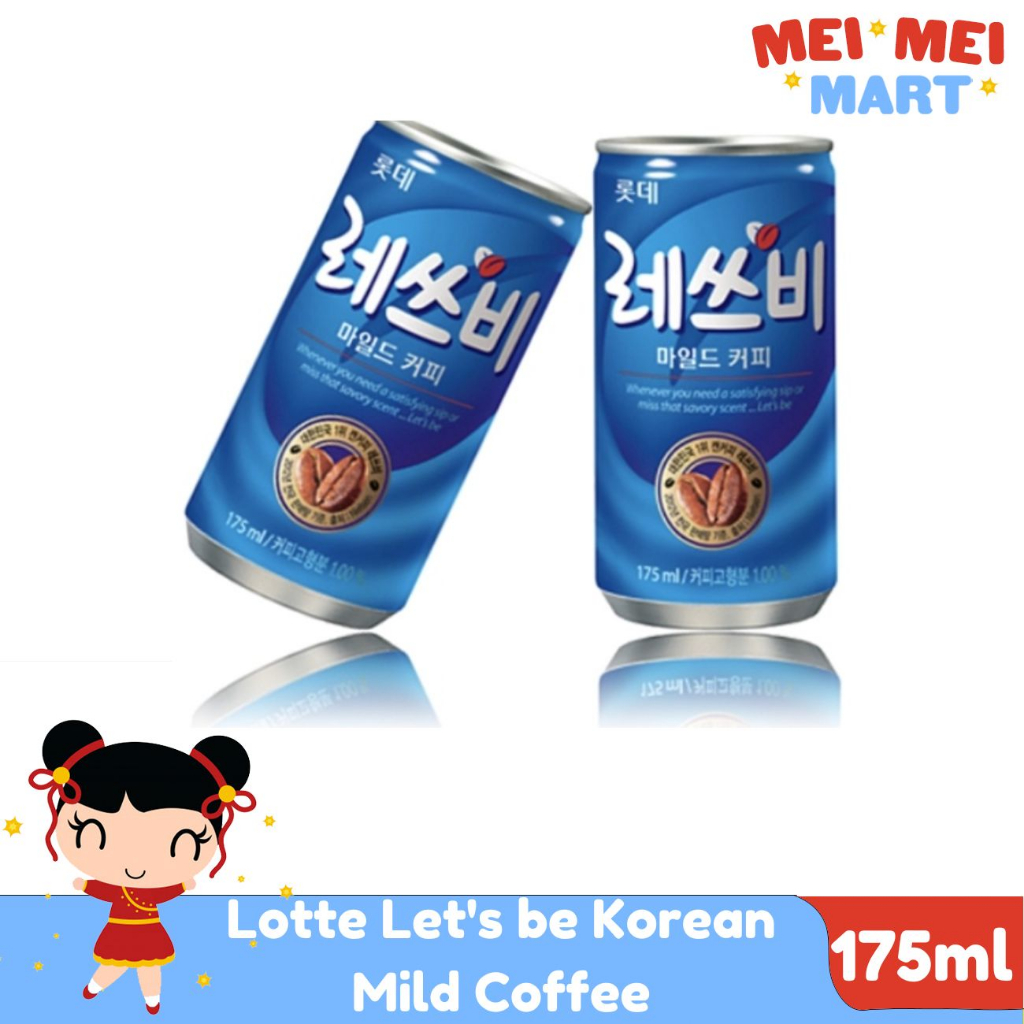 Lotte Let's be Korean Mild Coffee Mocha Latte 175mL | Shopee Philippines