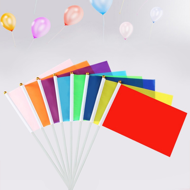 50pcs Handheld Solid Color Square Flags Signal Mini Flags Small Square ...