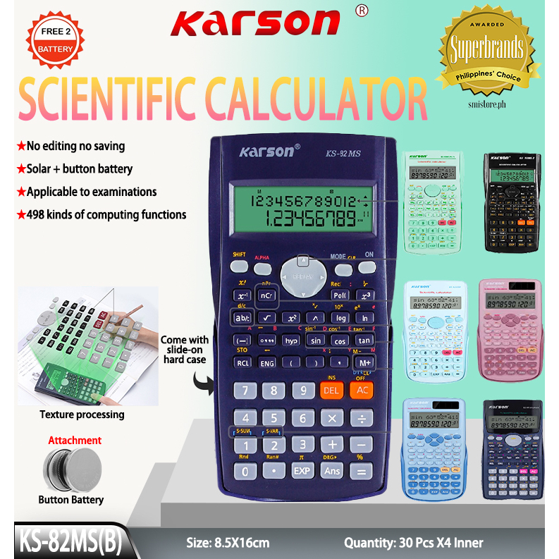 Karson scientific calculator for multi-function functions | Shopee ...