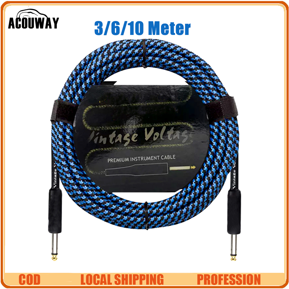 Acouway Electric Guitar cable wire Cord Jack line Noise reduction bass ...