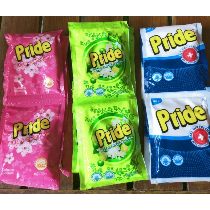 Pride detergent powder 40g by 6 | Shopee Philippines