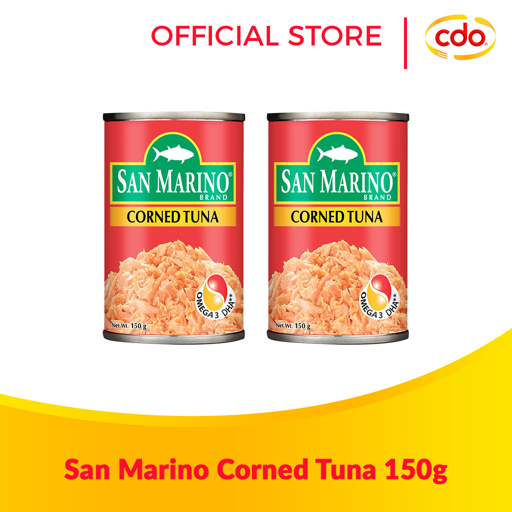 SAN MARINO Corned Tuna 150g - Pack of 2 | Shopee Philippines