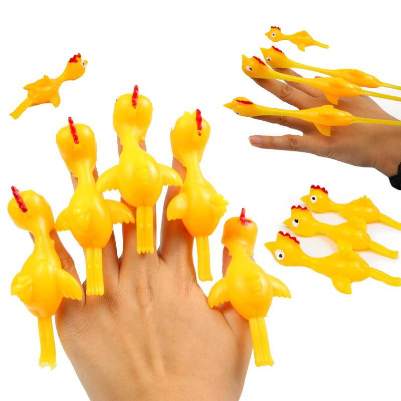 Finger Ejection Turkey Toy for kids Finger Slingshot Bird Flying ...