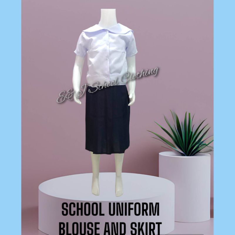 School Uniform Palda for kids girl (size 35 to 75) | Shopee Philippines