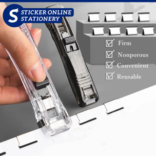 Seamless Stapler Push Clipper Binding Stationery Exam Paper Finishing ...