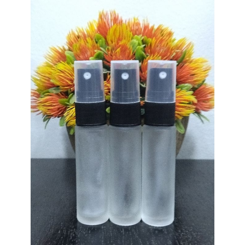 10ml Frosted Glass Spray Perfume Bottle | Shopee Philippines
