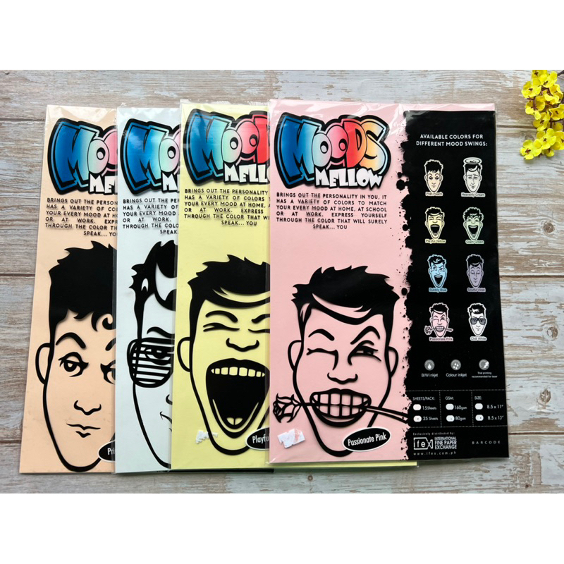 Moods Mellow Paper Long 80gsm 25sheets | Shopee Philippines