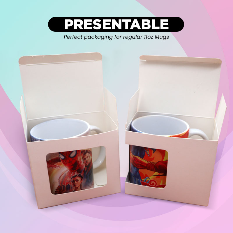 CUYI Full Mug Box or Center Window Mug Box or Side Window Mug Box ...