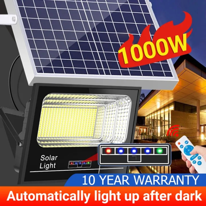 1000W Solar Light 600W/400W/300W/200W outdoor waterproof lightning ...