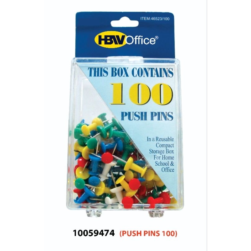 HBWOffice Push Pins 100’s | Shopee Philippines