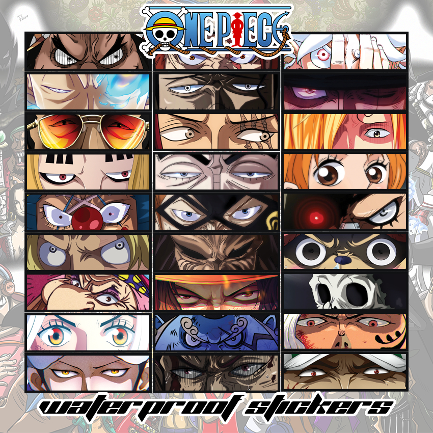 ONE PIECE 】WATERPROOF VINYL STICKER | SOLD PER PIECE | Shopee Philippines