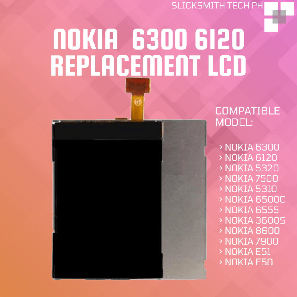 Nokia 6300 6120 LCD Replacement | Original Nokia Parts | Shopee Philippines