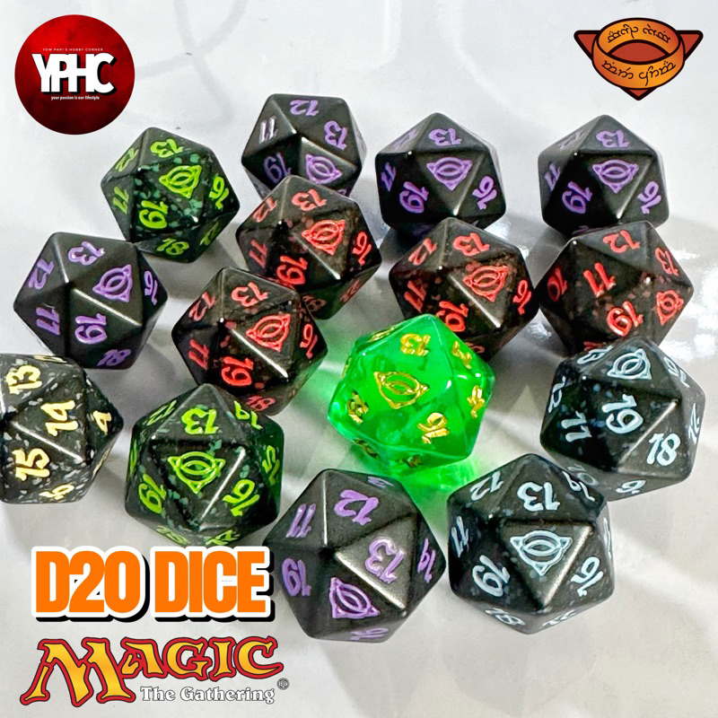 MTG 20 Sided Dice Magic the Gathering D20 Life Counter BLB LTR MOM NEO ONE LCI | Shopee Philippines