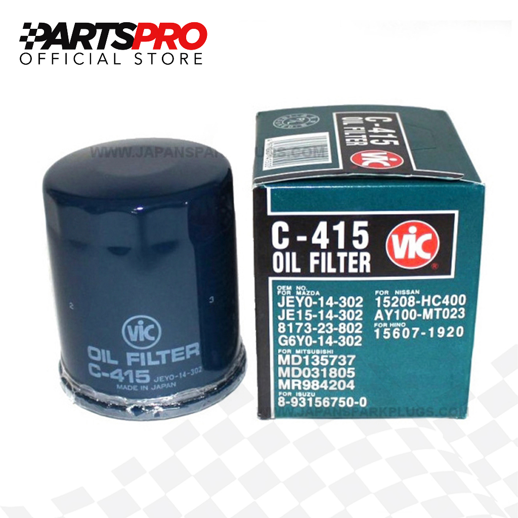 Vic Oil Filter C-415 for Mazda 3, Old Mazdas, Old Nissan, Old Lancer ...