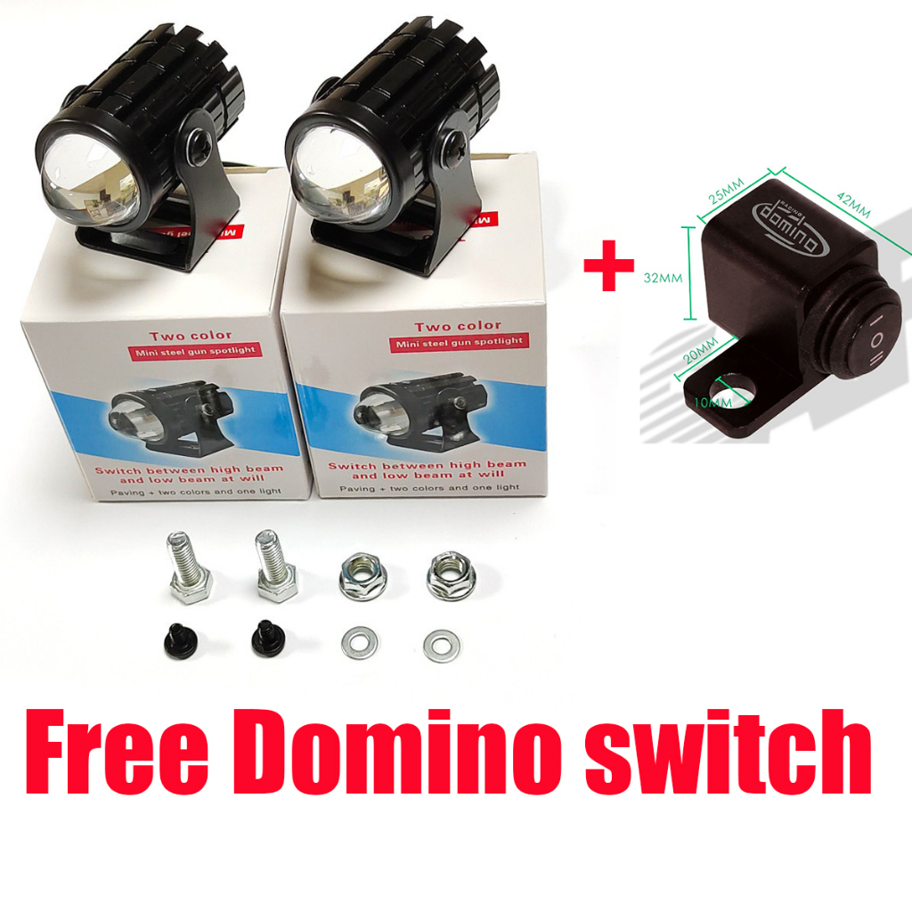 Newest Double LED Mini Driving Light Fog Light Dual Color for ...