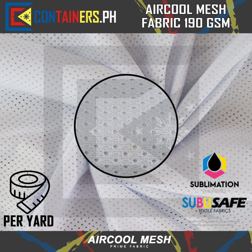CONTAINERS.PH (PER YARD) Sublimation Safe SUBLISAFE Aircool Mesh Fabric ...